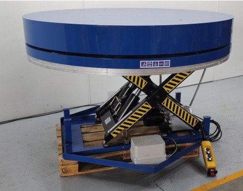 Mesa elevadora eléctrica base circular giratoria | Precio | Comprar en ...